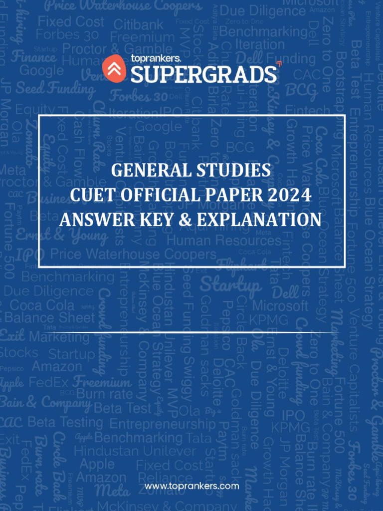 Cuet Official Paper General Test 2024 A 0286ce3dd718a | PDF