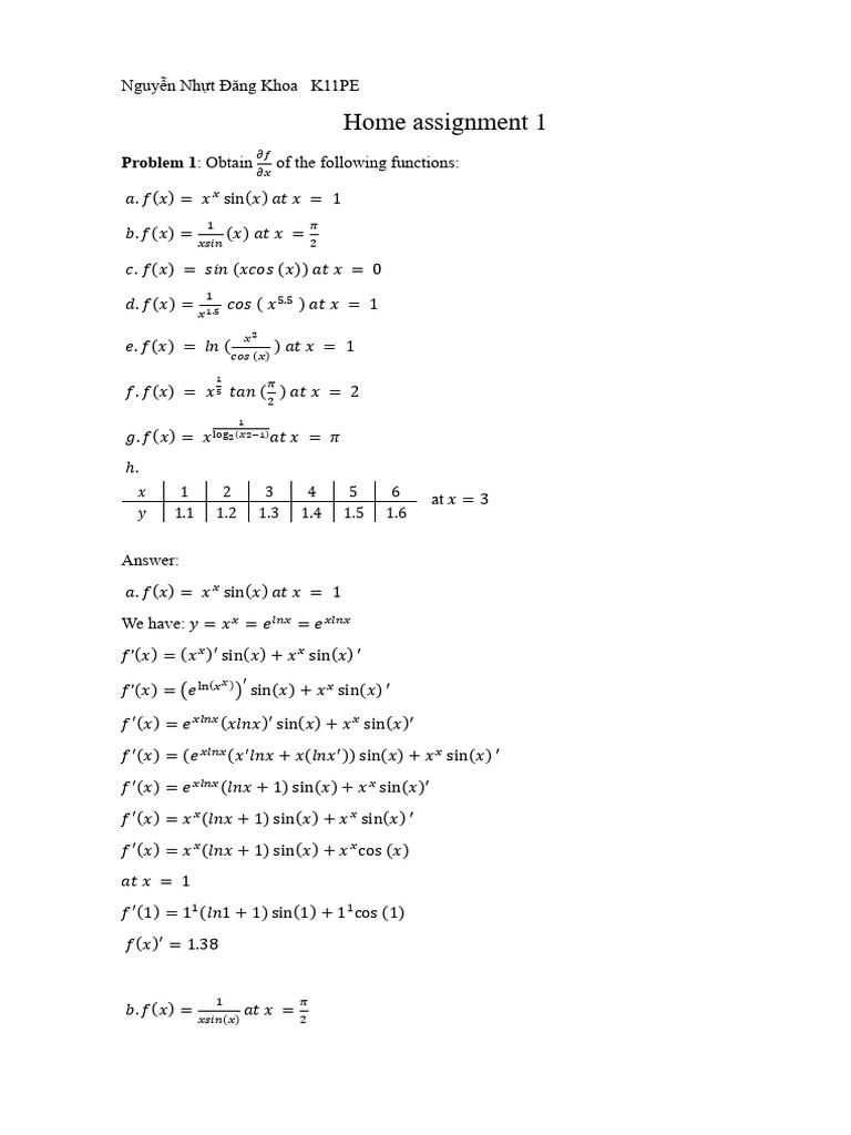 Home assignment 1- Ngyễn nhựt Đăng Khoa K11PE | PDF