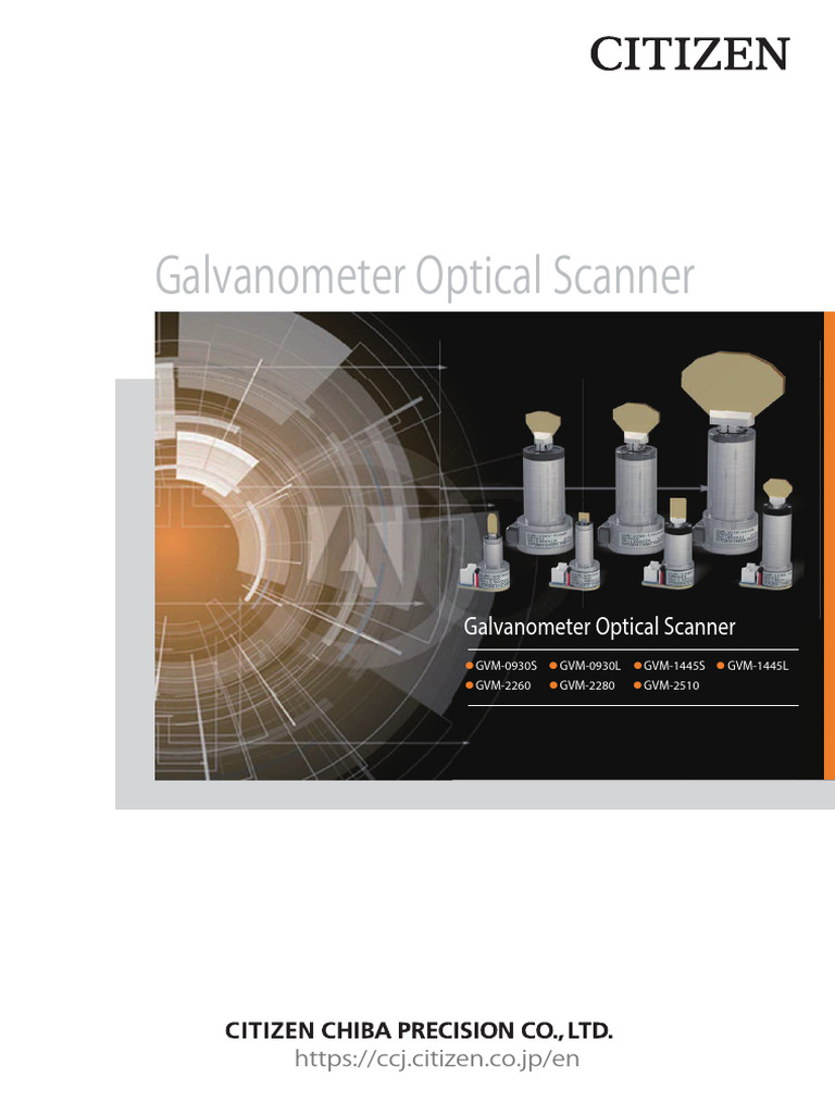 2-Axis Mirror Galvanometer Overview | PDF | Reflection (Physics ...