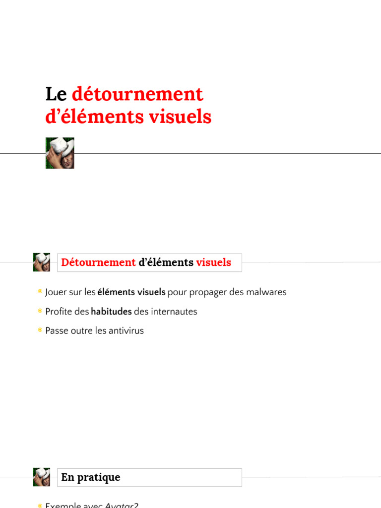 Détournement visuel : risques et protections | PDF