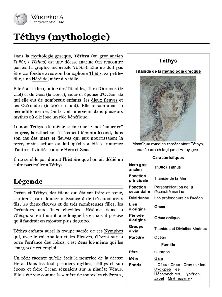 Téthys | PDF