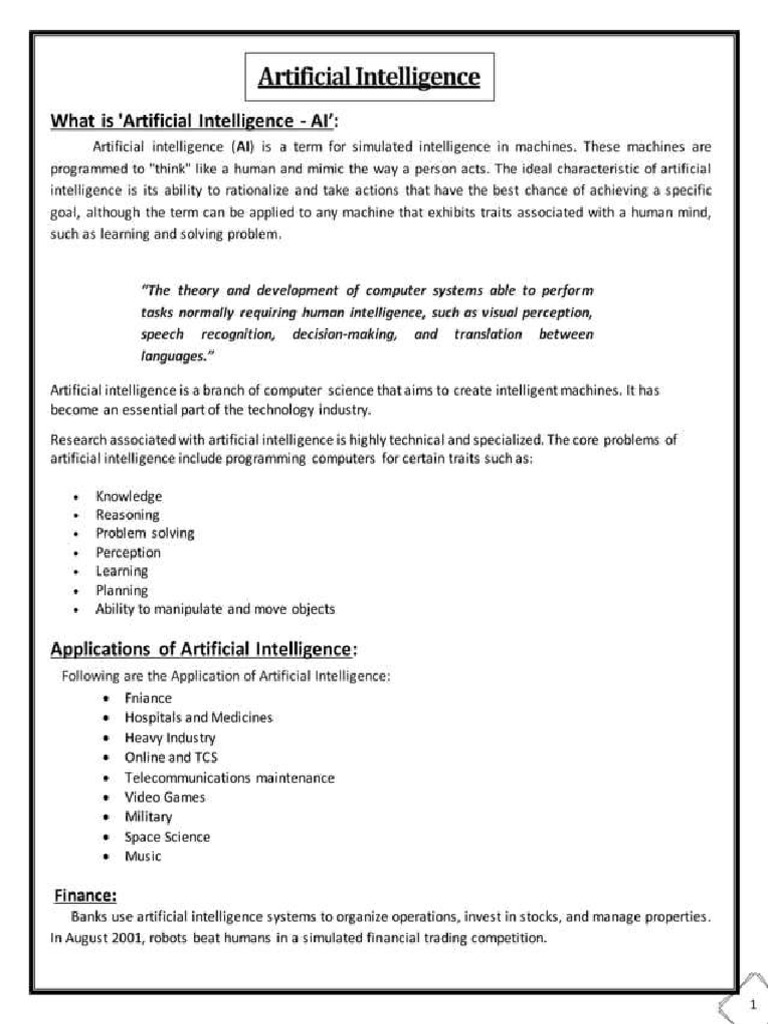 AI | PDF