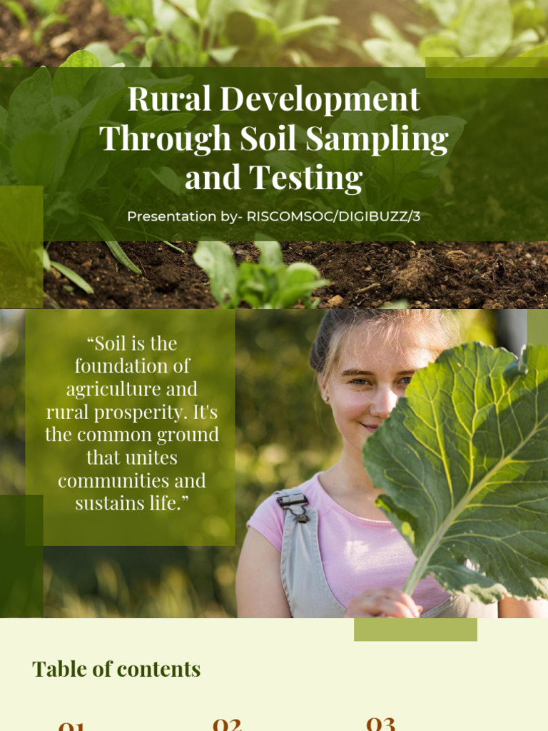 Sustainable Agriculture Project Proposal XL by Slidesgo | PDF | Soil ...