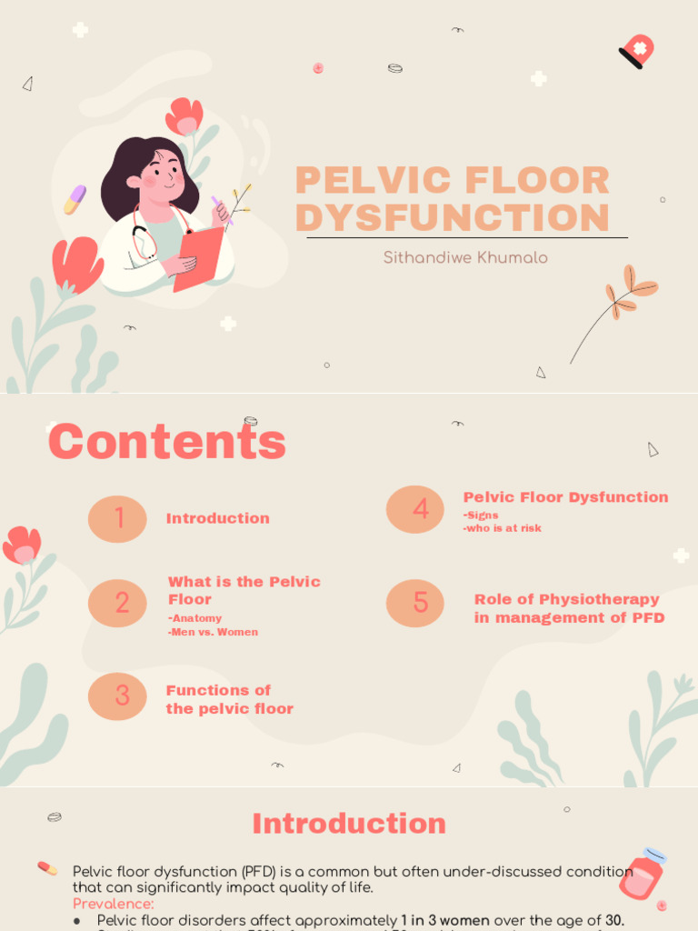 Pelvic Floor Dysfunction_085828 | PDF | Urinary Incontinence | Pelvis