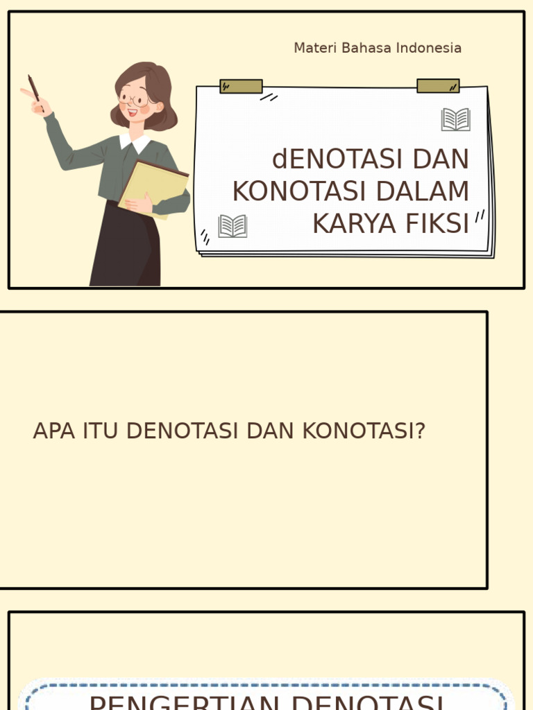Materi Denotasi Dan Konotasi | PDF
