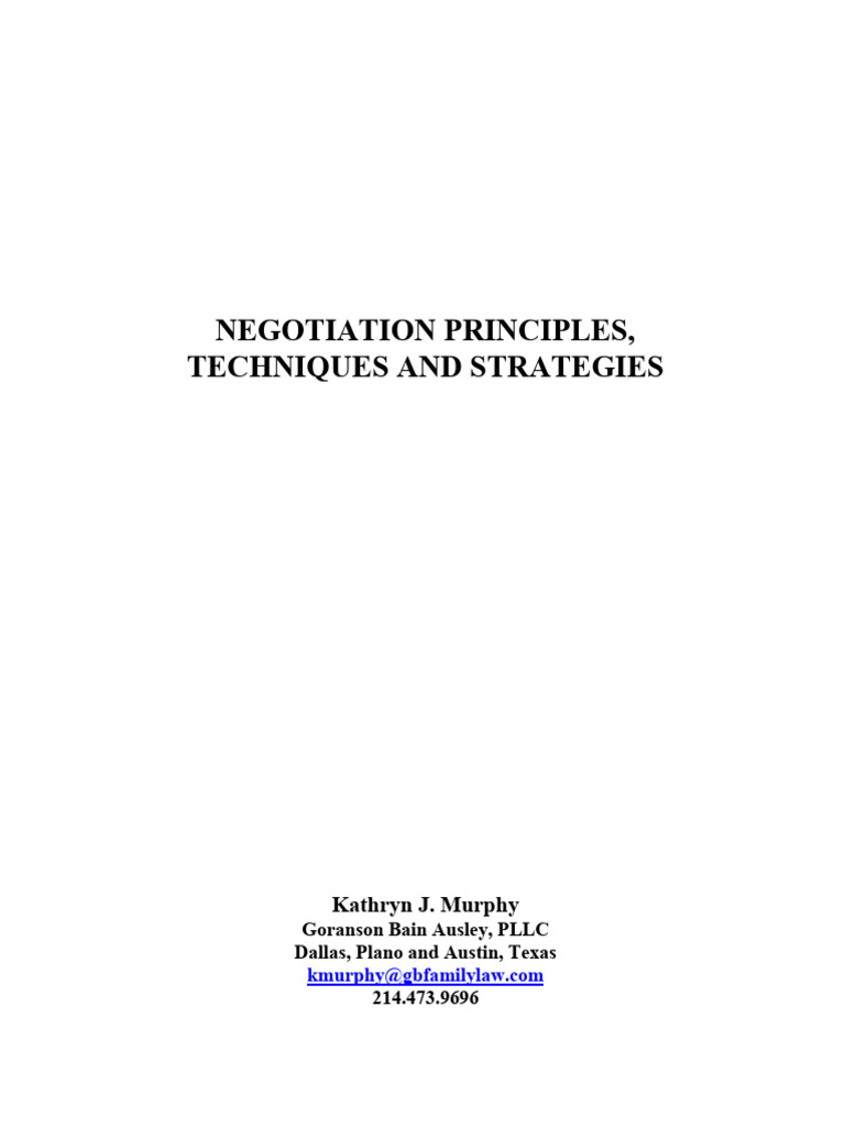 Negotiation-Article 2020 | PDF | Negotiation