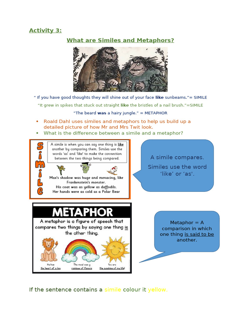 adjectives-similes-and-metaphors | PDF