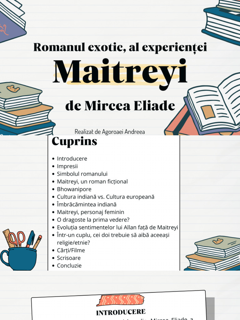 Romanul Exotic, Al Experienței - Maitreyi | PDF