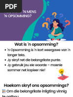 Afrikaans Hersiening Term 3 - Graad 10 Taal | PDF