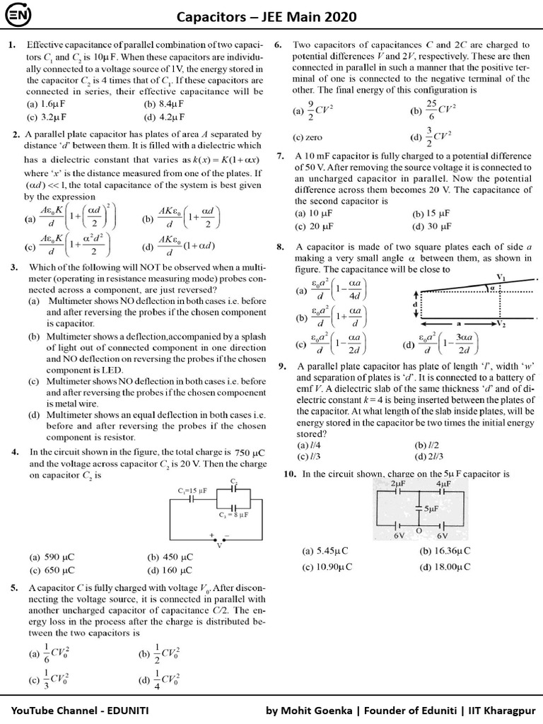 29 JEE Main 2020 To 2023 Jan Ananth Garg | PDF | Career And Technical ...