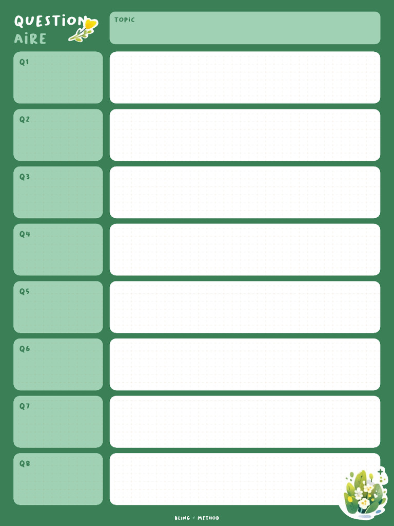 Questionaire | PDF