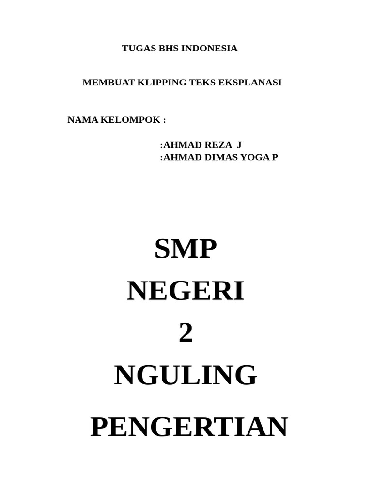 Reja Klipping | PDF