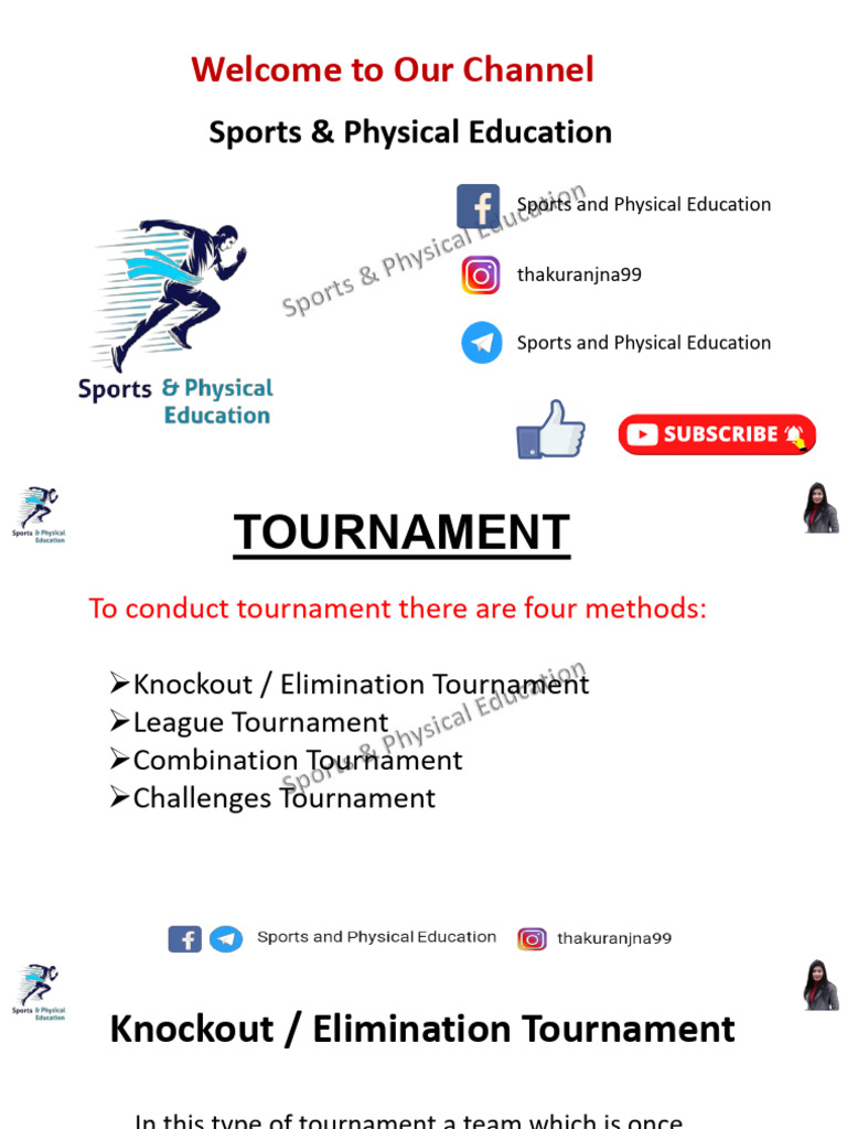 Single Knockout Tournament | PDF | Tournament | Sports