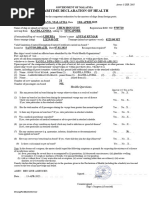 Maritime Declaration of Health | PDF | Sea Captain | Health Care