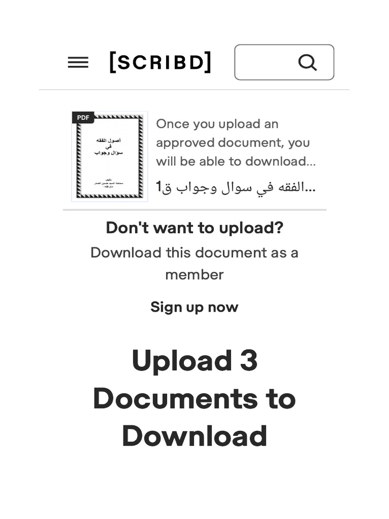 Upload A Document - Scribd | PDF