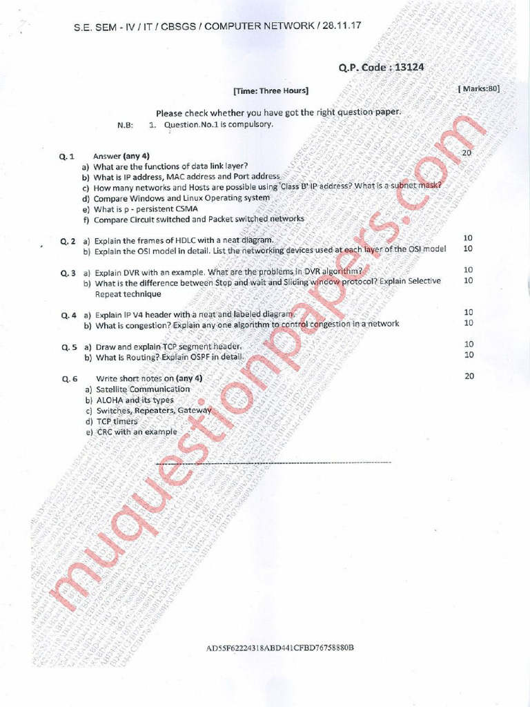 Se-It Sem4 CN Dec17 | PDF