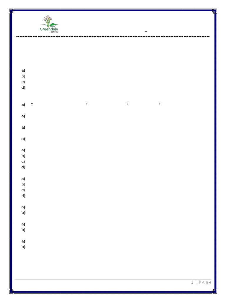 Physics Worksheet On Reflection & Refraction of Light | PDF | Mirror | Applied And ...