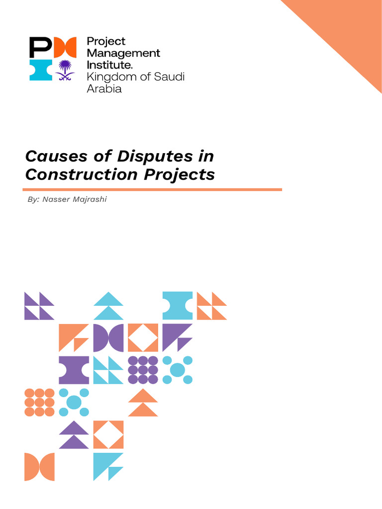 Causes of Disputes in Construction Projects | PDF | United Arab ...