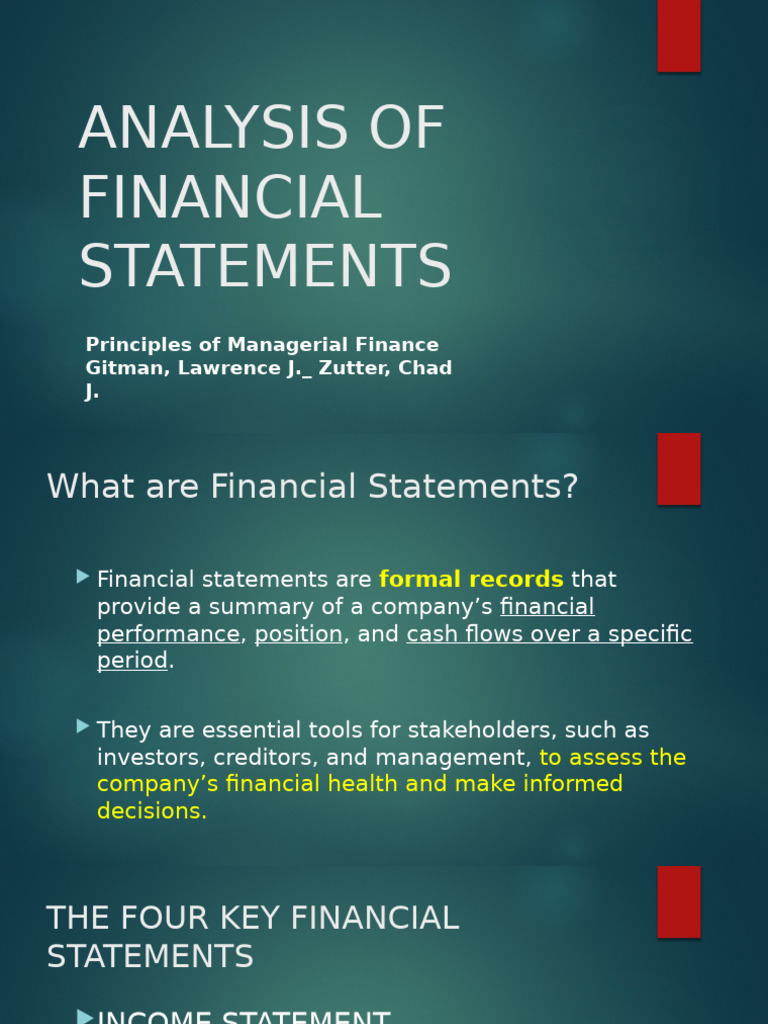 Financial Statement Analysis and Financial Ratios | PDF | Debt | Equity ...