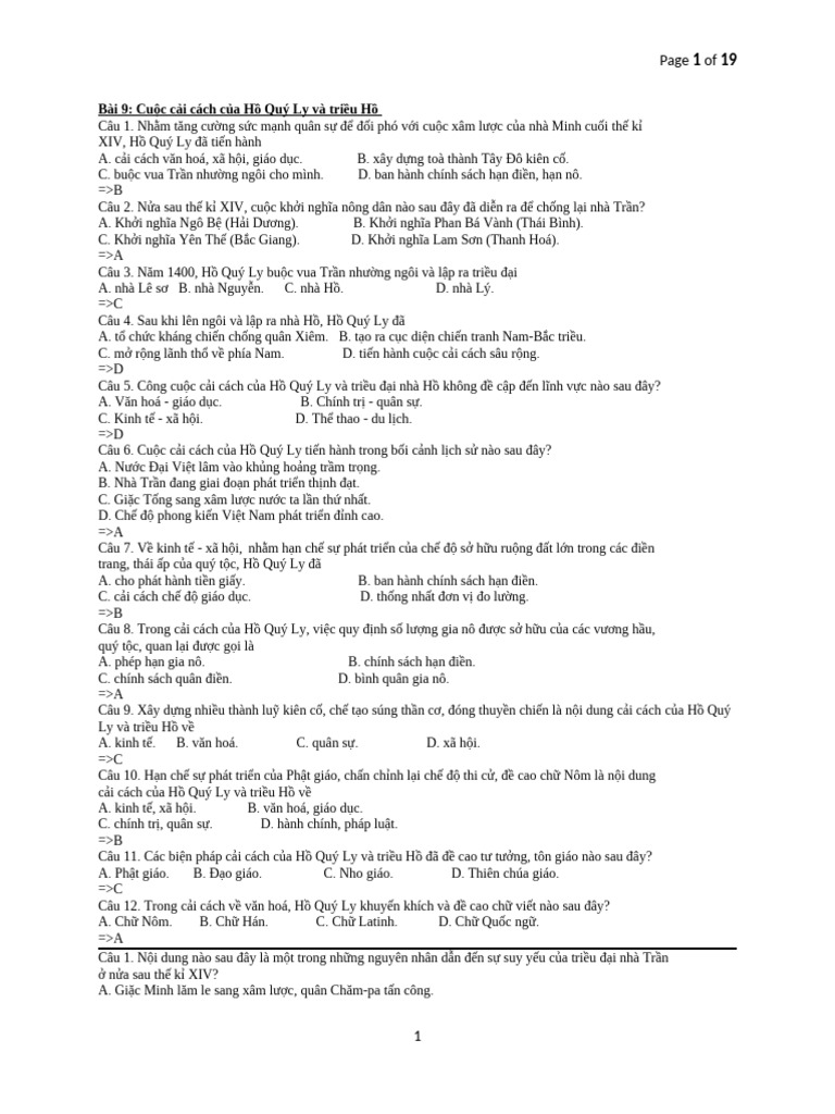 ĐỀ 2 SỬ CK2 | PDF