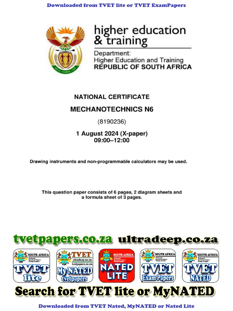 TVET NATED Exam Papers & Resources | PDF