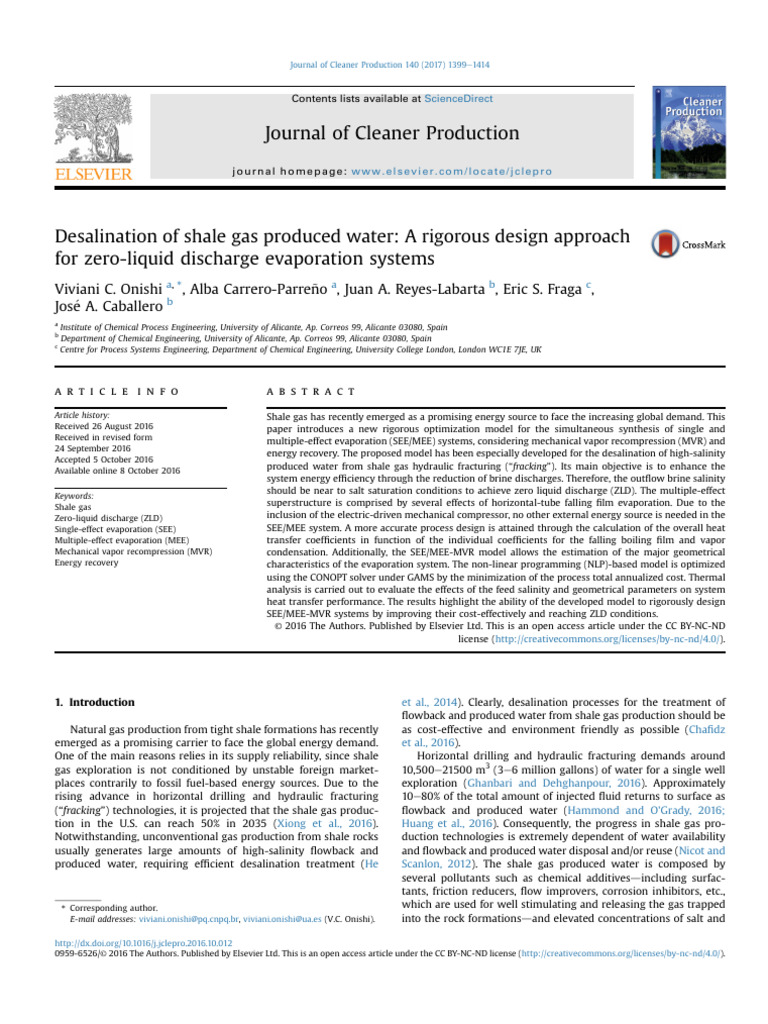 Desalination-of-shale-gas-produced-water--A-rigorous-des_2017_Journal ...