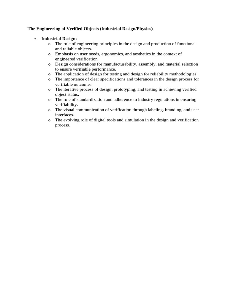 The Engineering of Verified Objects | PDF