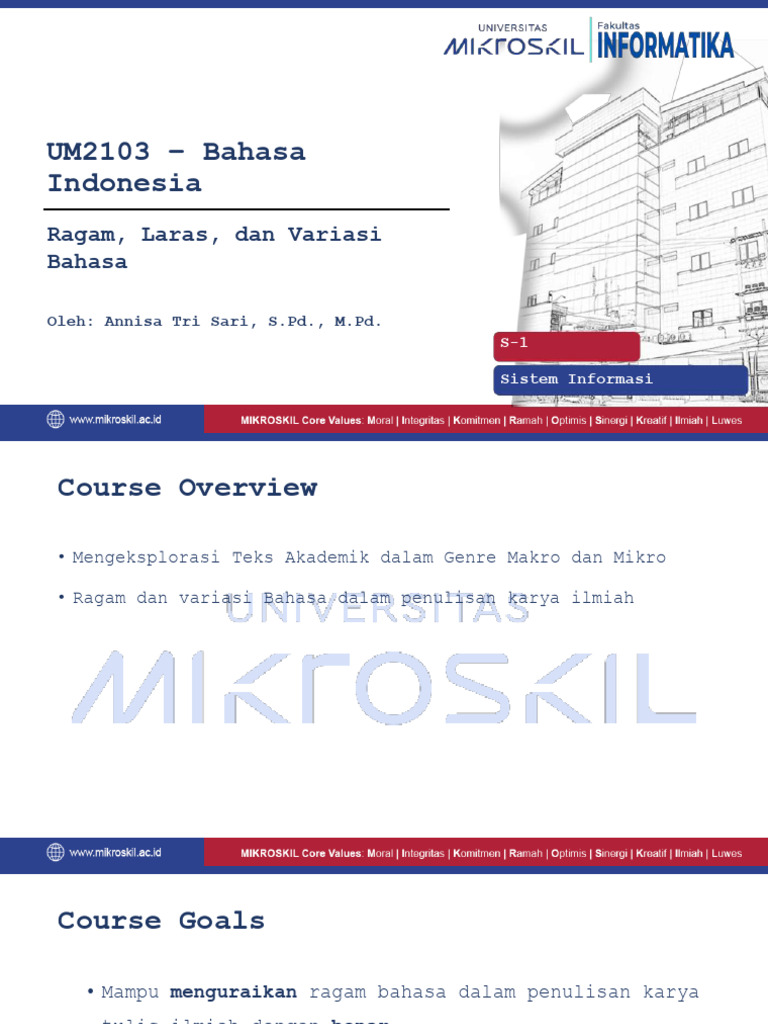 M03 Ragam, Laras, Dan Variasi Bahasa | PDF