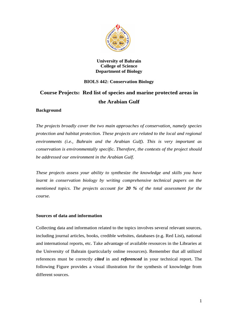 Red List and MPA Projects 2nd 2024-2025 | PDF | Conservation Biology ...