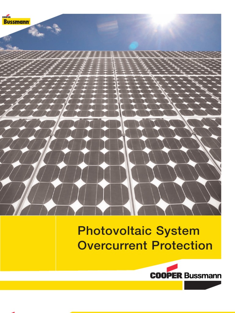 Solar System Over Current Protection | PDF | Photovoltaic System ...