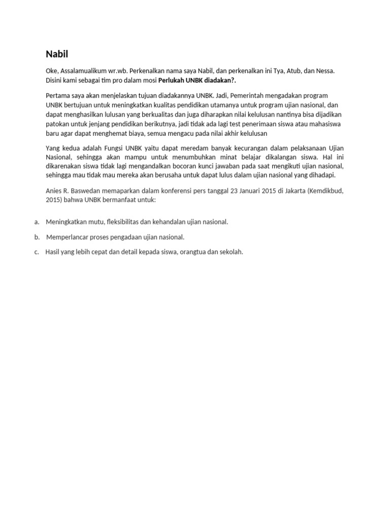 bagian bagian teks debat | PDF