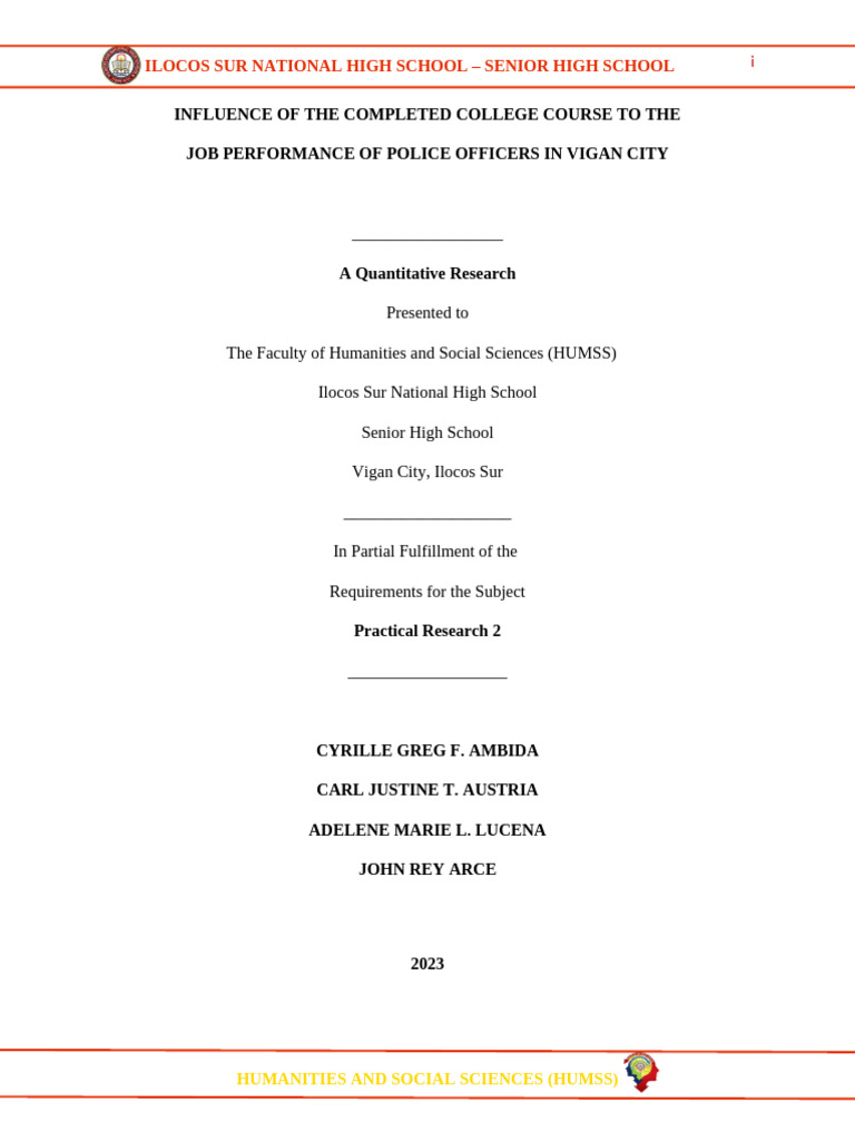College Courses and Police Performance | PDF | Criminology | Crimes
