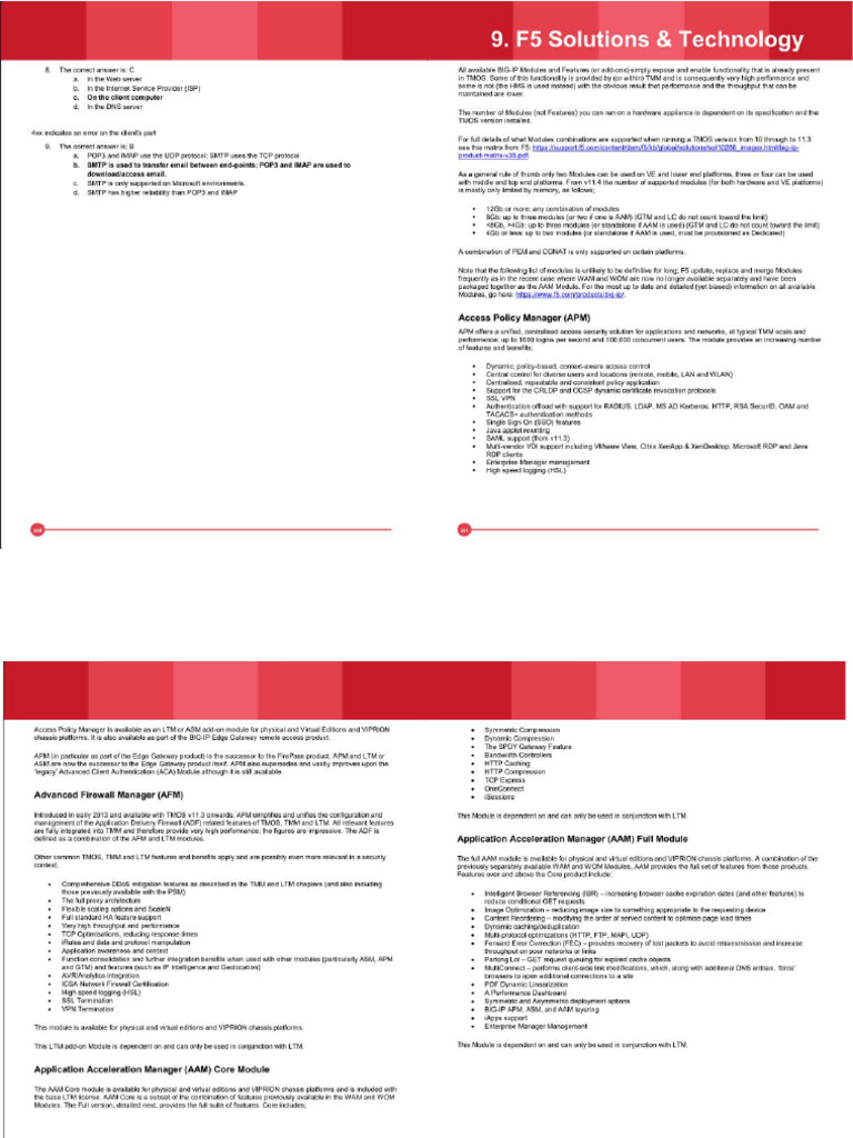 101-F5 Technologies | PDF