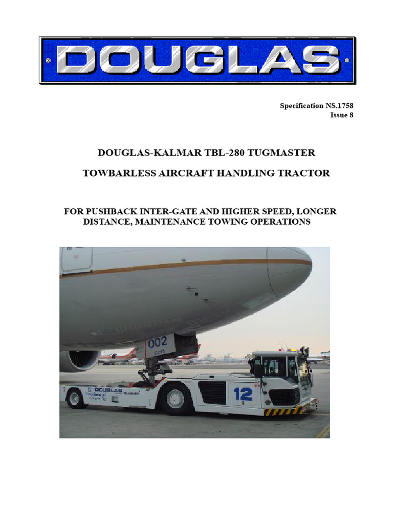 Douglas Kalmar TBL 280 Tugmaster | PDF | Brake | Axle