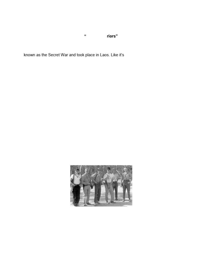 Timeline of the Secret War in Laos | PDF | Hmong People | Laos
