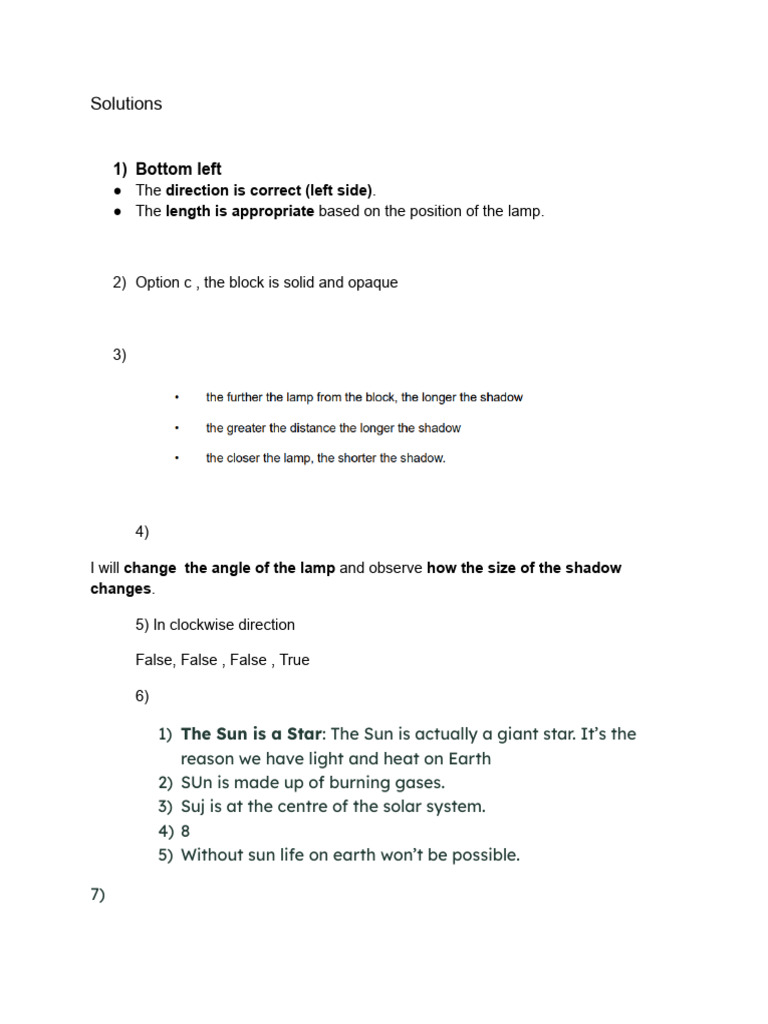 Year 5 Solutions Revised | PDF