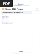 Cambridge IGCSE Physics 0625 Syllabus 2026-2028 | PDF | Stars | Sun
