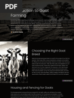 Goat Shed Design for Optimal Farming | PDF