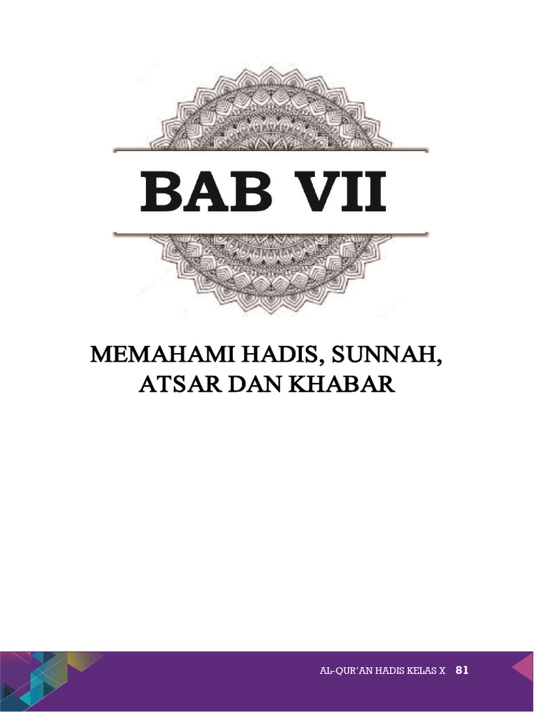 Perbedaan Hadis, Khabar, dan Atsar | PDF