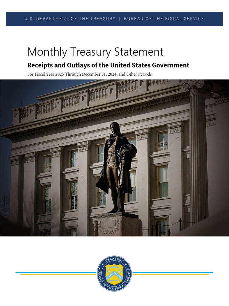 MonthlyTreasuryStatement 202412 | PDF | Government Budget Balance | Taxes