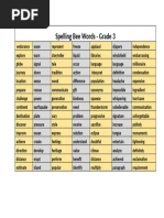 Grade 3 Rhyming Words 3 | PDF