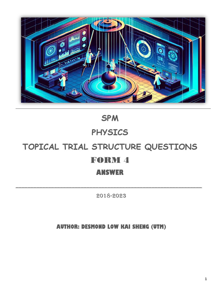 SPM 2024 Physics Trial Questions Set 1 | PDF | Force | Waves