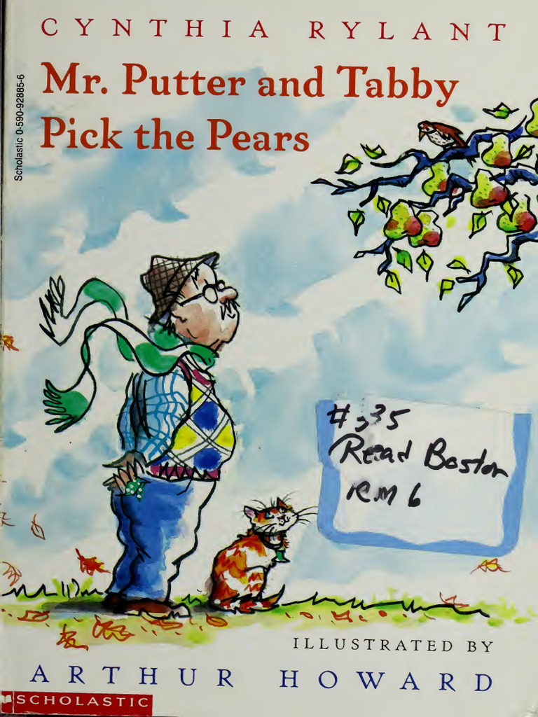 MR Putter and Tabby Pick The Pears - Cynthia Rylant | PDF | Vegan ...
