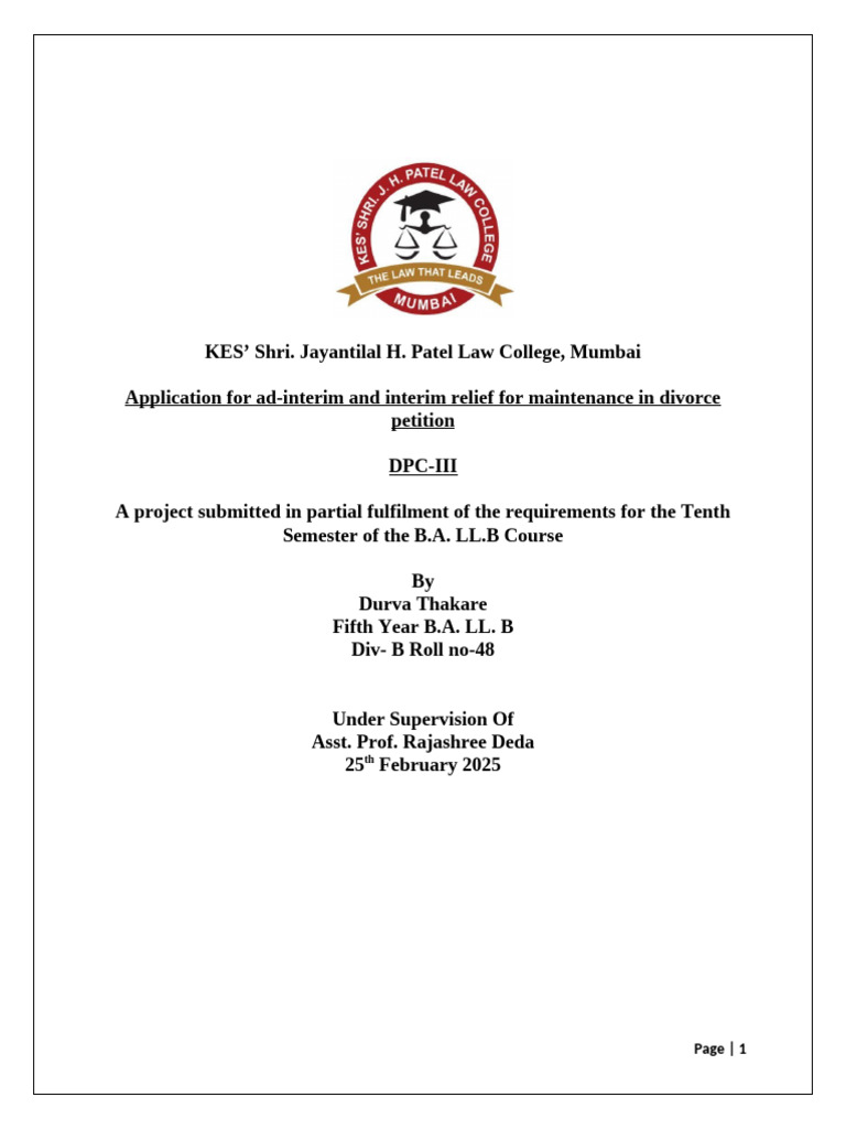 DPC III Maintenance Application | PDF | Marriage | Social Institutions