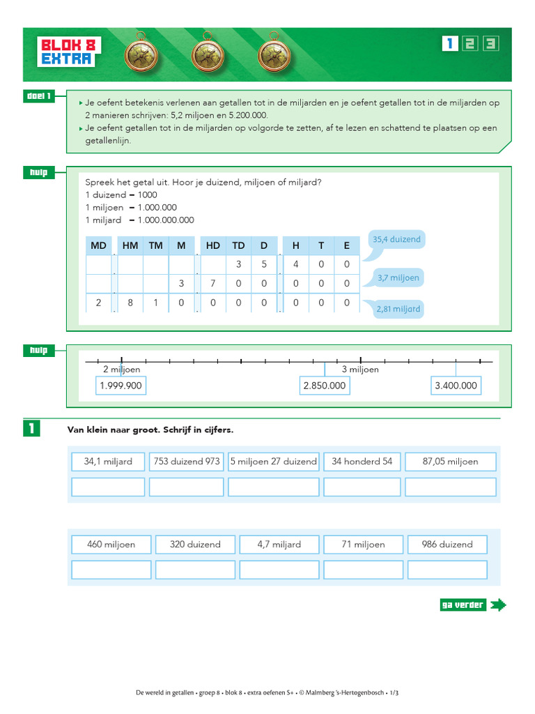 Blok 8 Extra Oefenen S | PDF