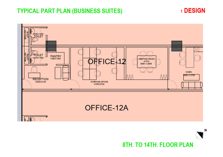 Typical Part Plan (Business Suites) | PDF