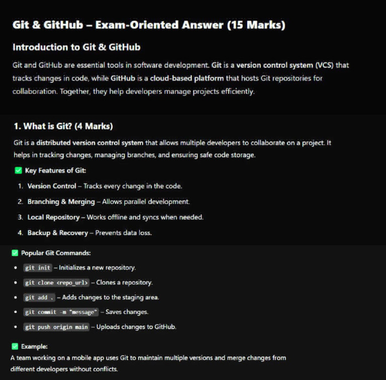 git and GitHub unit 1 | PDF