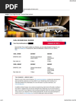 Emirates Fare Conditions | PDF | Fee | Business Class