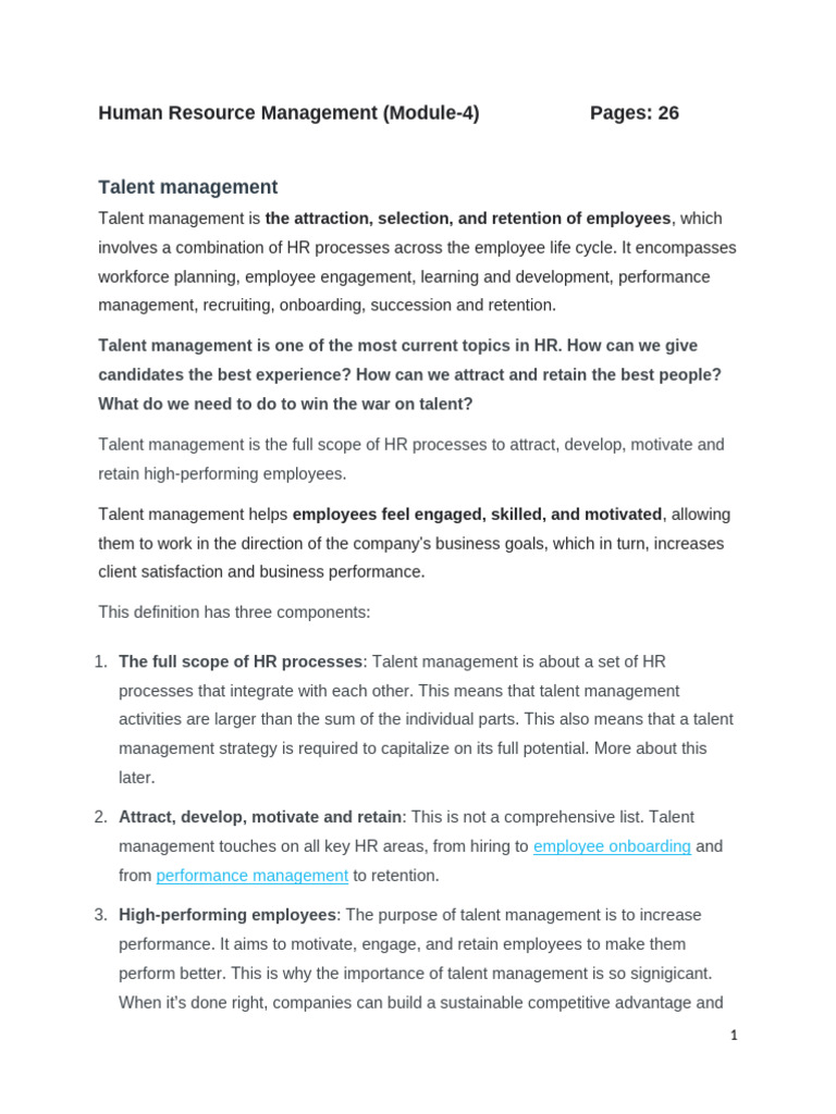 Human Resource Management-Module 4 | PDF | Cost Of Living ...