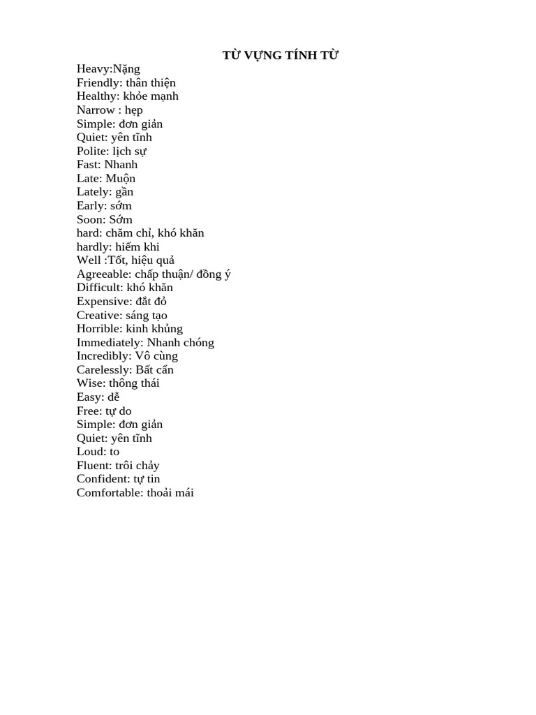 T V NG Tính T | PDF